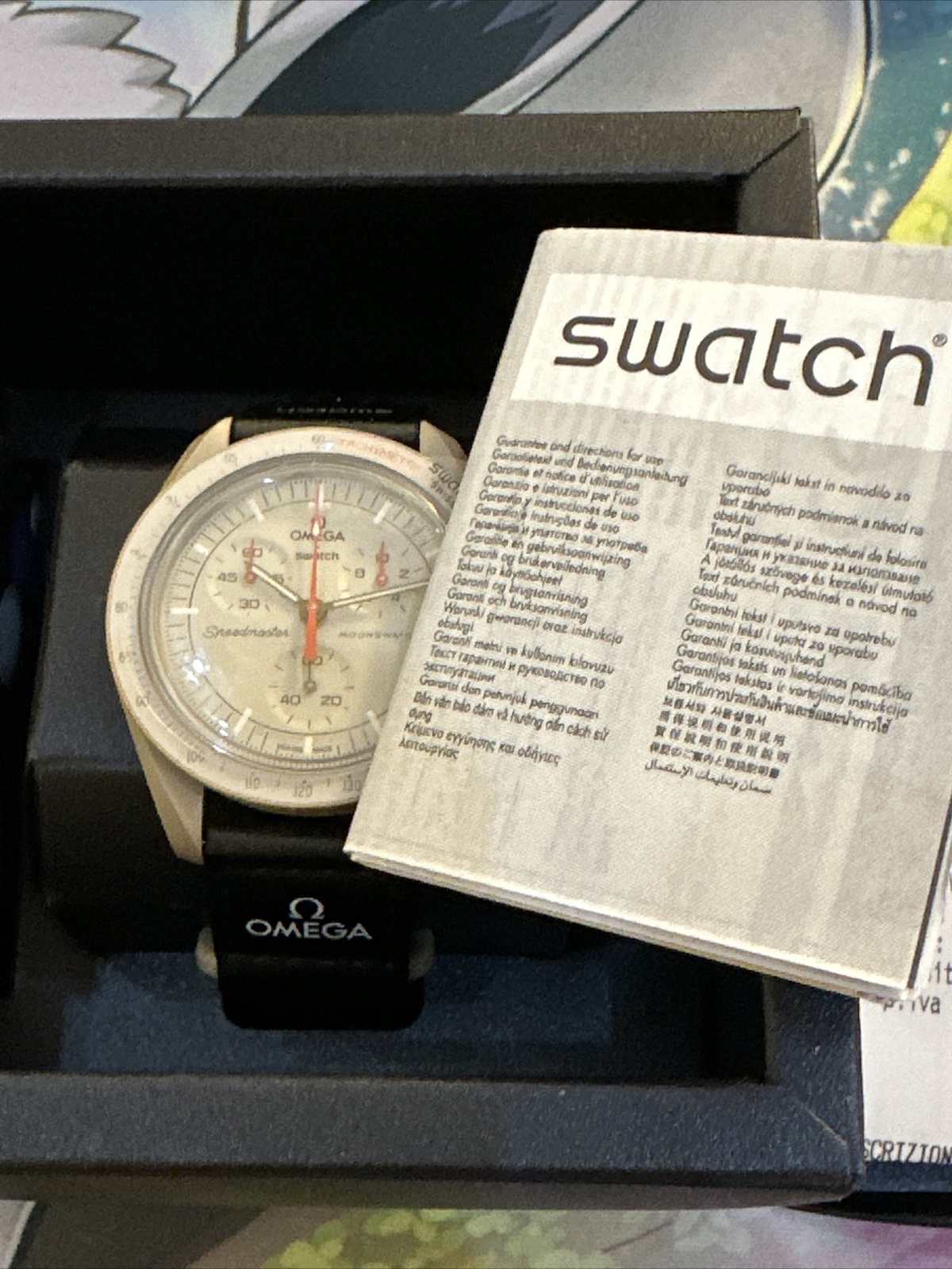 SWATCH X OMEGA BIOCERAMIC - MOONSWATCH MISSION TO JUPITER CON SCONTRINO ...