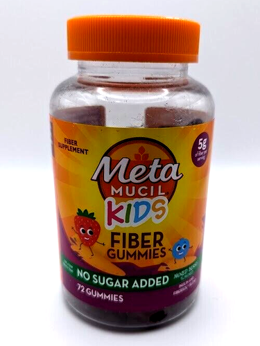 Meta Mucil Kids Fiber 72 Gummies Mixed Berry Exp 03/25 | eBay