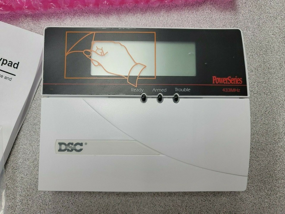 DSC RF5501-433 Fixed Message Keypad PowerSeries with Wireless Receiver ...