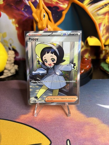 Poppy 220/197 Full Art Obsidian Flames Pokemon Card Mint | eBay