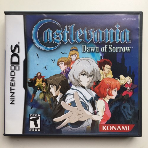 Castlevania Dawn Of Sorrow Nintendo DS cart clamshell manual authentic ...