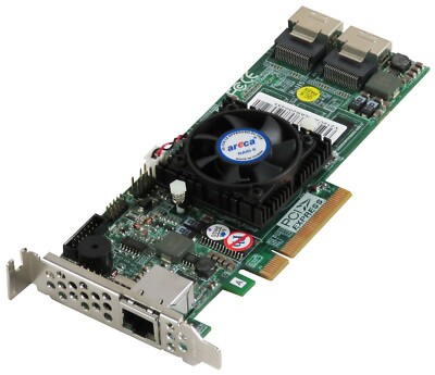 Controller Scheda Areca ARC1222-SAS Ver.1.3 RAID SAS PCIe X8 LP | eBay