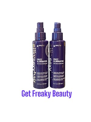 2 PACK. 4.2 oz. Silky Sexy Hair Frizz Eliminator Anti-Frizz Serum ...