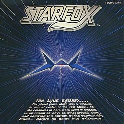 STAR FOX Anime CD Soundtrack The Lylat System TECD-25275 1993 From ...