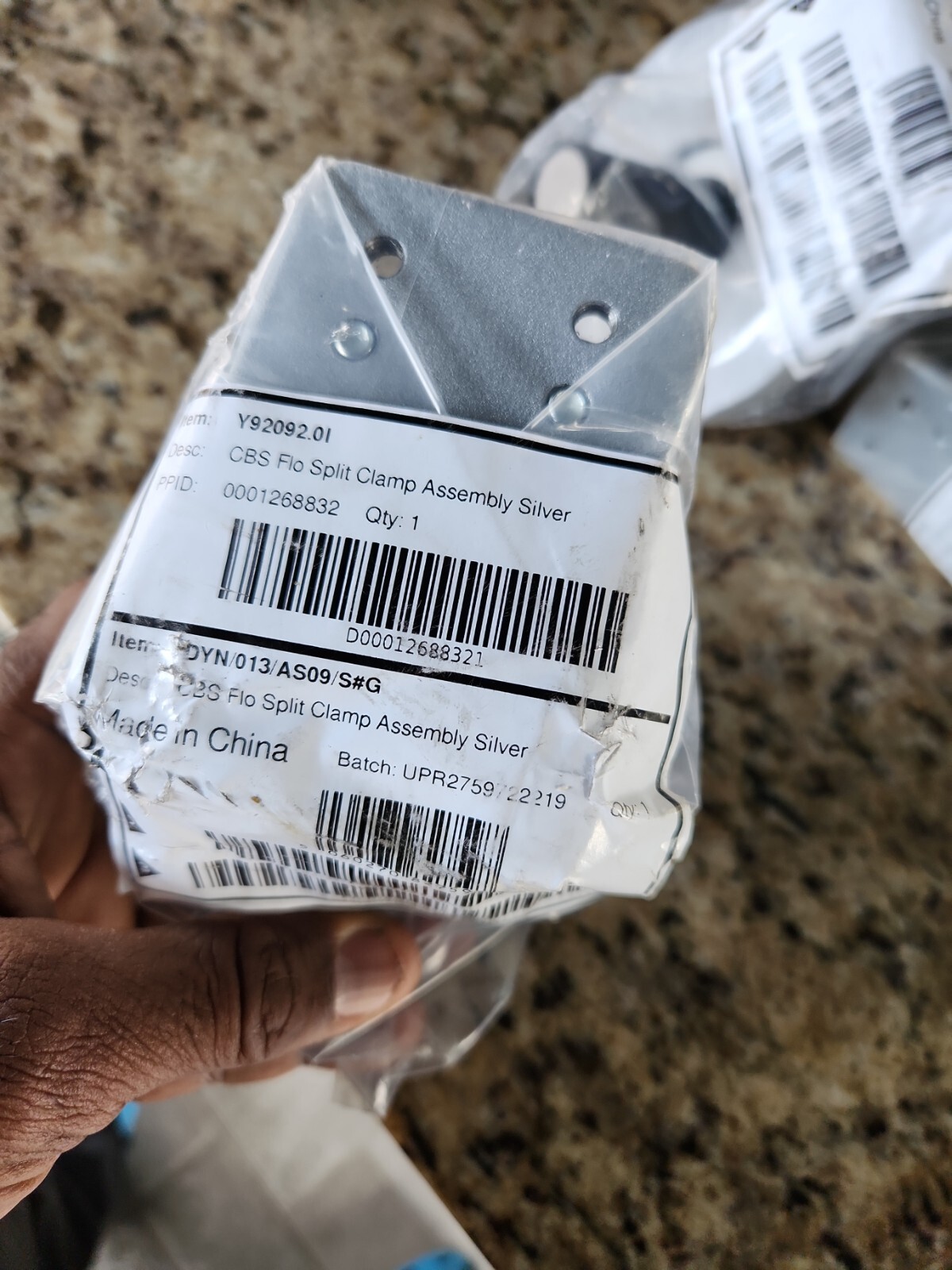 Model+Y92092.0I+CBS+Flo+Split+Clamp+Assembly+Silver+Mount+Arm for sale ...