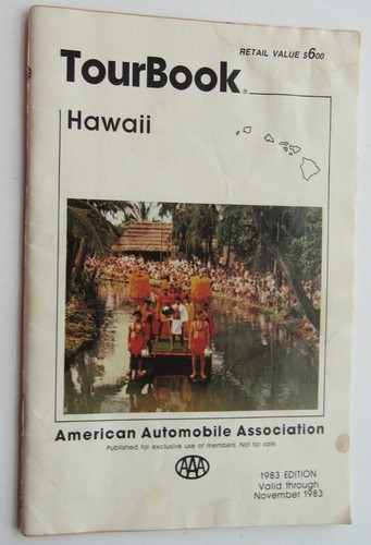 AAA Tour Book Hawaii 1983 Edition | eBay
