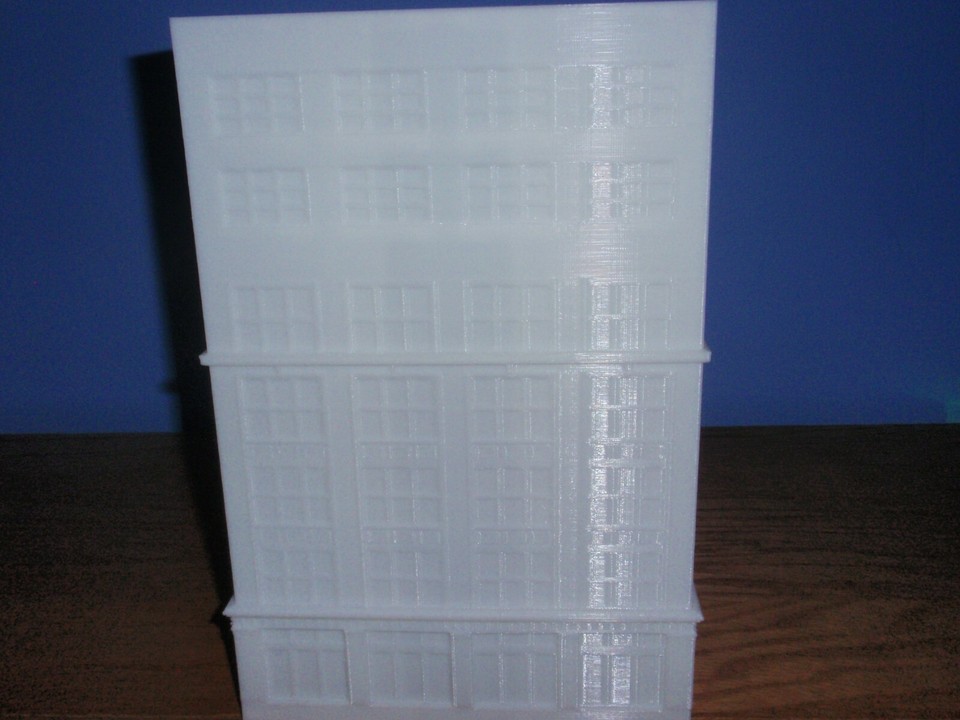 HO Scale M & R building High Rise / Office Building Skyscraper Sky ...
