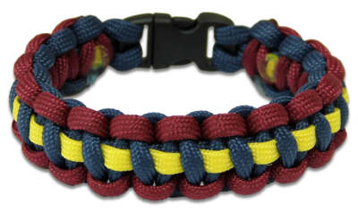 Regimental Paracord Wristband Bracelet Royal Army Medical Corps RAMC ...
