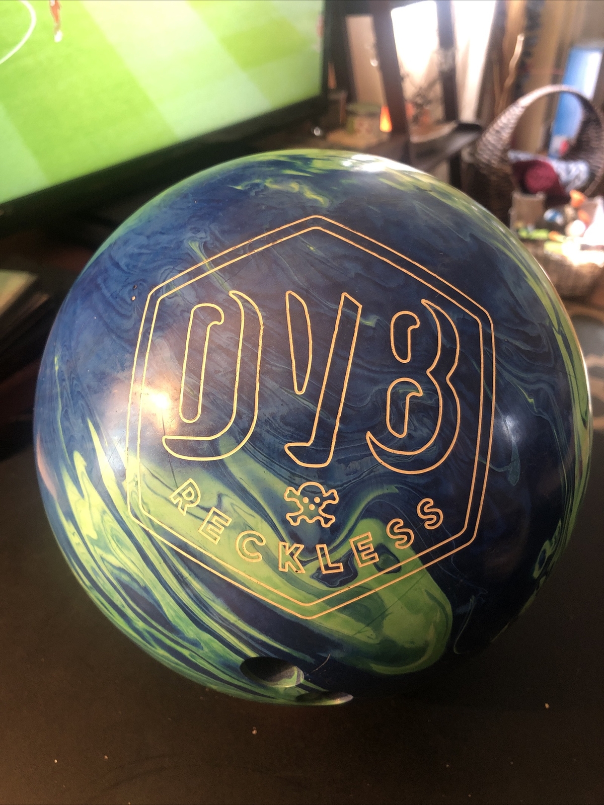 Drilled 15 Lb. DV8 Reckless Guts Or Gutter | eBay