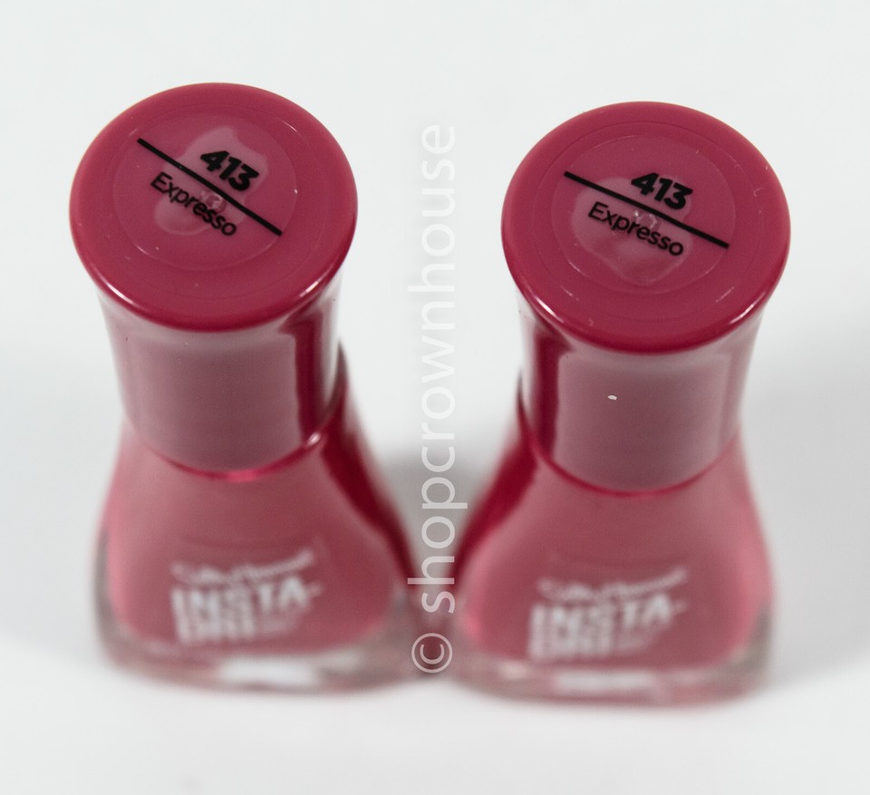 2 Sally Hansen Insta-Dri Nail Color Polish #413 EXPRESSO - rosy blush ...