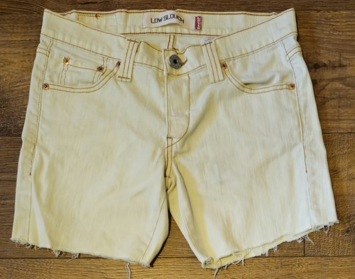 Levi Strauss & Co Low Slouch Shorts Size 5 Light Yellow 30 Inch Waist ...