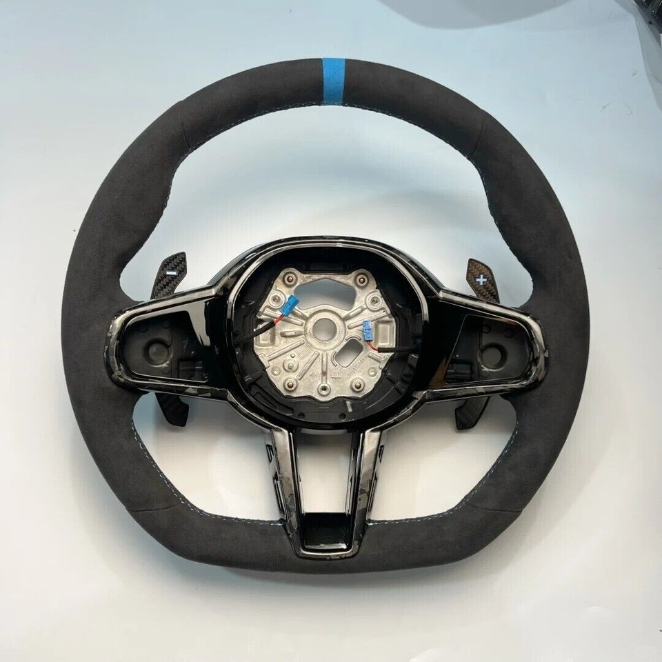 Carbon Fiber Alcantara Steering Wheel For BMW G42 G20 G22 G23 M2 M3 M4 ...