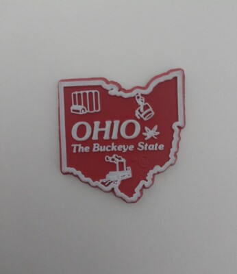 OHIO The Buckeye State Fridge Magnet Souvenir | eBay
