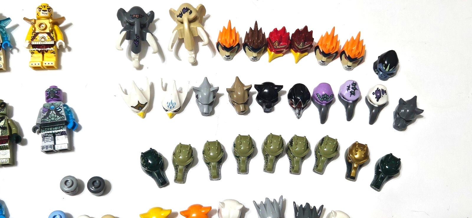 Lego Chima Minifigure Lot Minifigures Weapons Masks Accessories | eBay