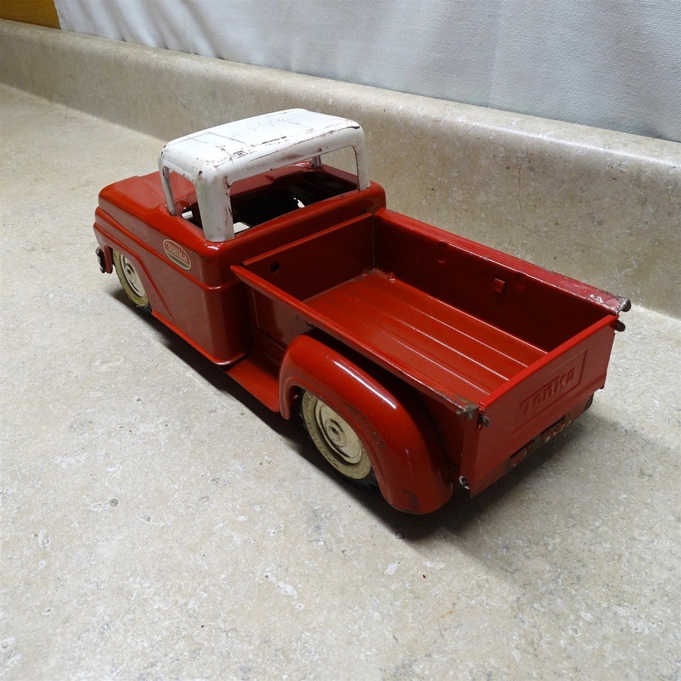 Vintage Tonka Custom Lowered Stance Step Side Pick Up Truck, Red | eBay