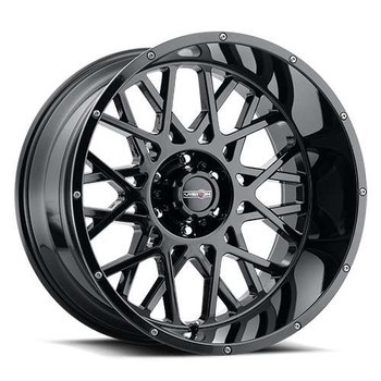 Vision Rocker 412 Black Wheel 22x12 8x170 -51mm EC 412-22270GB-51 ...