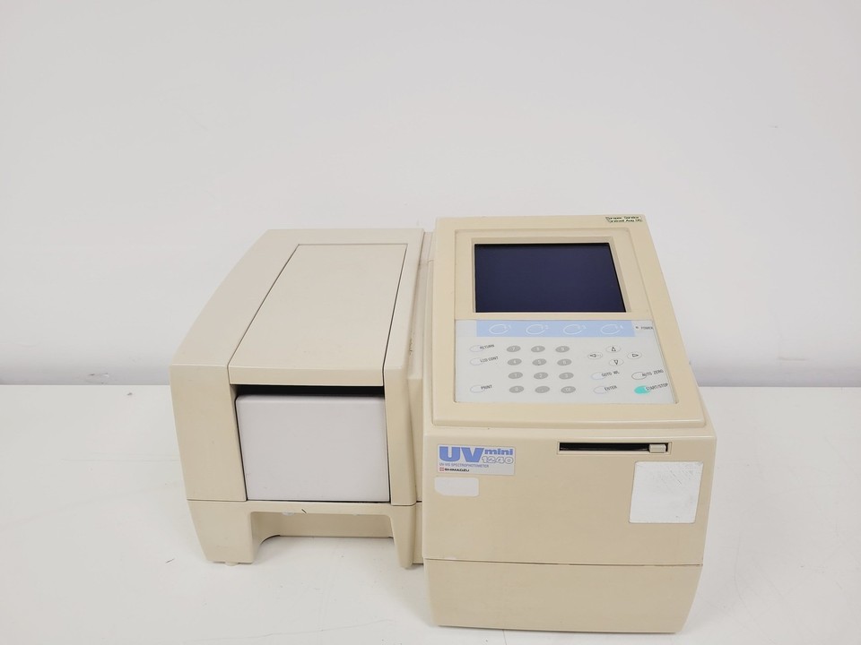 Shimadzu UV mini 1240 UV-VIS Spectrophotometer W/ Epson LX-300+ Printer ...