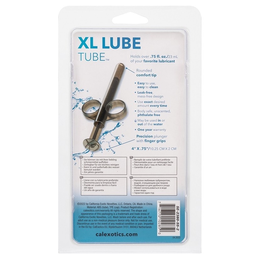 Lube Tube Shooter XL Smoke - Vaginal Anal Lube Shooter Lubricant ...