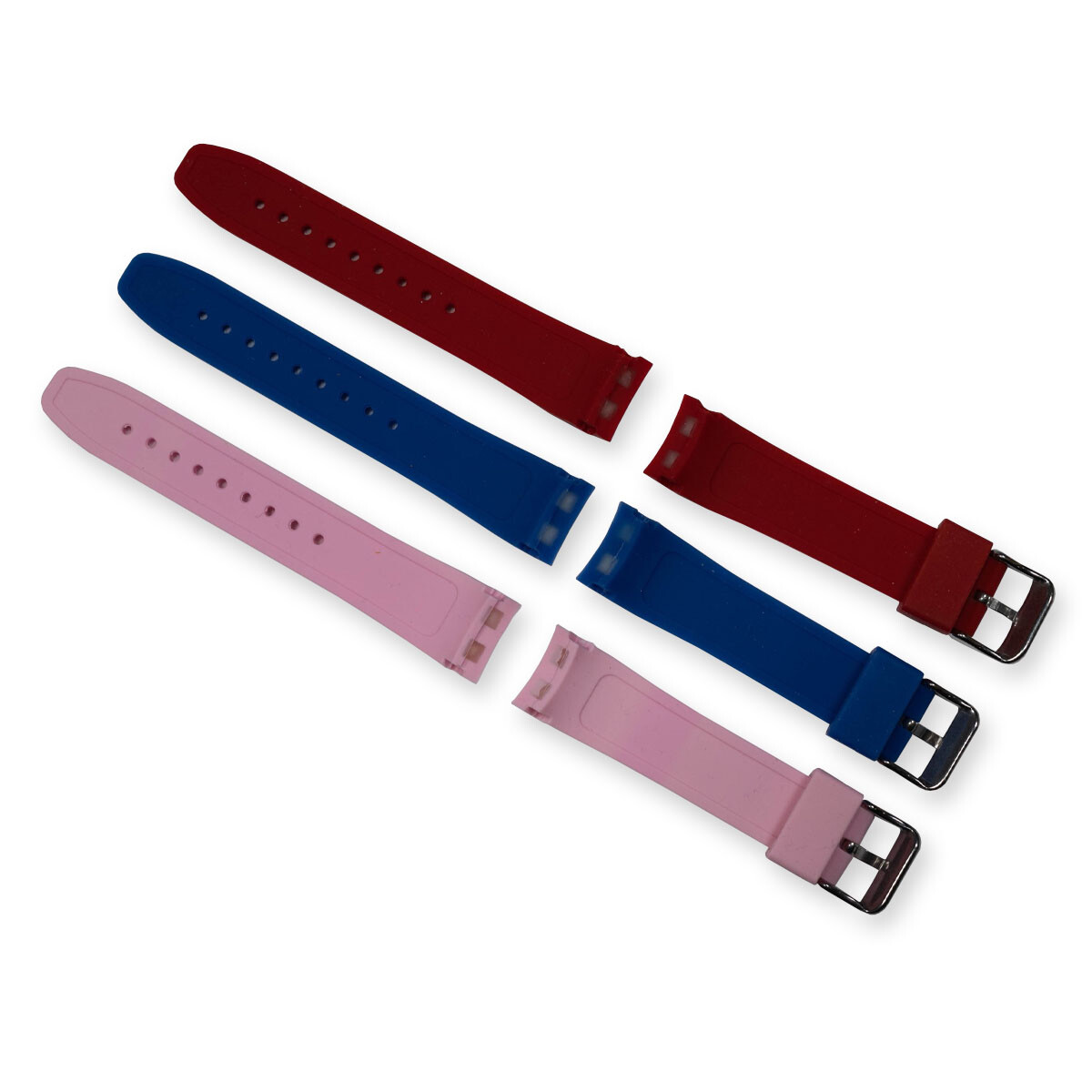 Curved End Rubber Ice Watch Strap Band Divers Sports 17mm 20mm 22mm ...