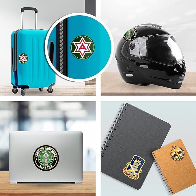 12-Pack: Round Marine Corps Official Logo Stickers (cell phone decal ...