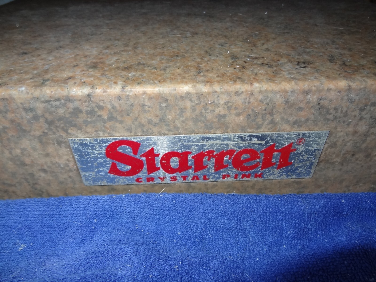 STARRETT CRYSTAL PINK INSPECTION PLATE 18"X12"X4" | eBay