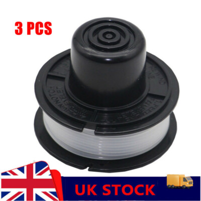 3X Trimmer Spool & Line for Black & Decker Strimmers GL250 GL310 GL360 ...