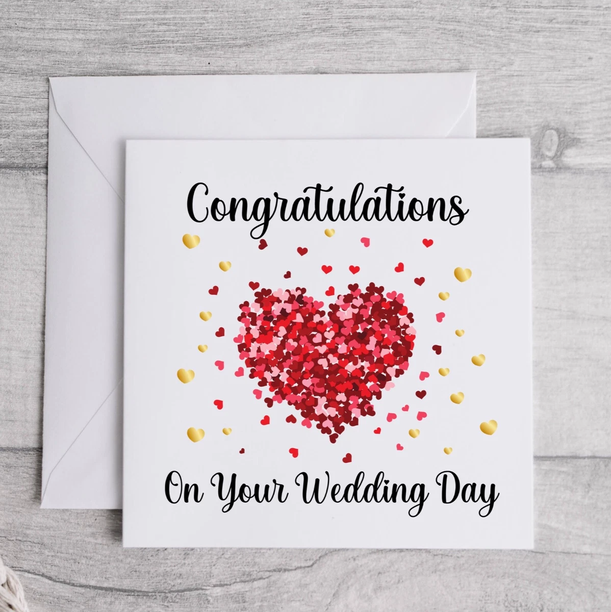 Congratulations On Your Wedding Card Printable