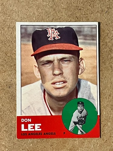 1963 Topps Don Lee #372 VG | eBay