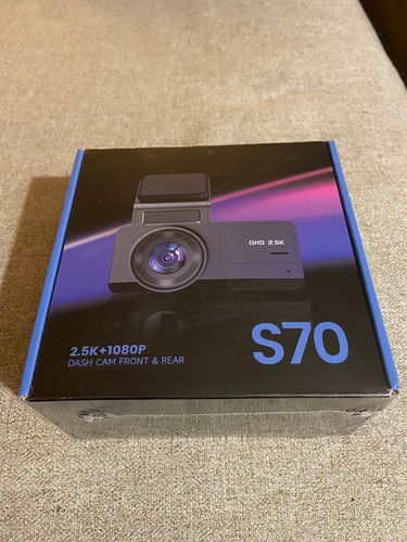 Brand New Unopened Dash Camera S70 2.5K 1080P Front & Rear | eBay