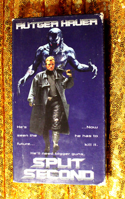 D1 Split Second (VHS, 1992) Rutger Hauer HBO Video Movie 90s ...