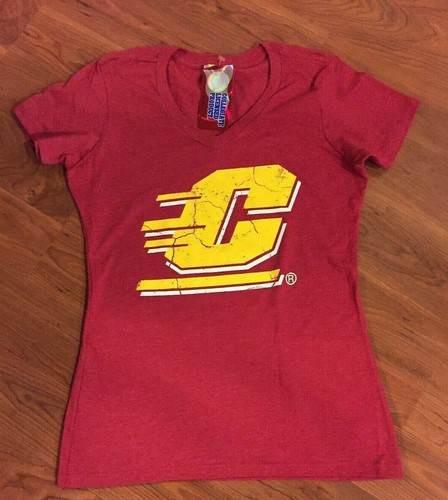 CMU Central Michigan University Chippewa Womens Licensed Tee T-Shirt ...