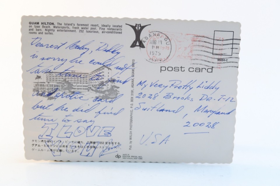 Guam X Hilton Ipao Beach Dexter Press Walsh Photographic Vintage ...