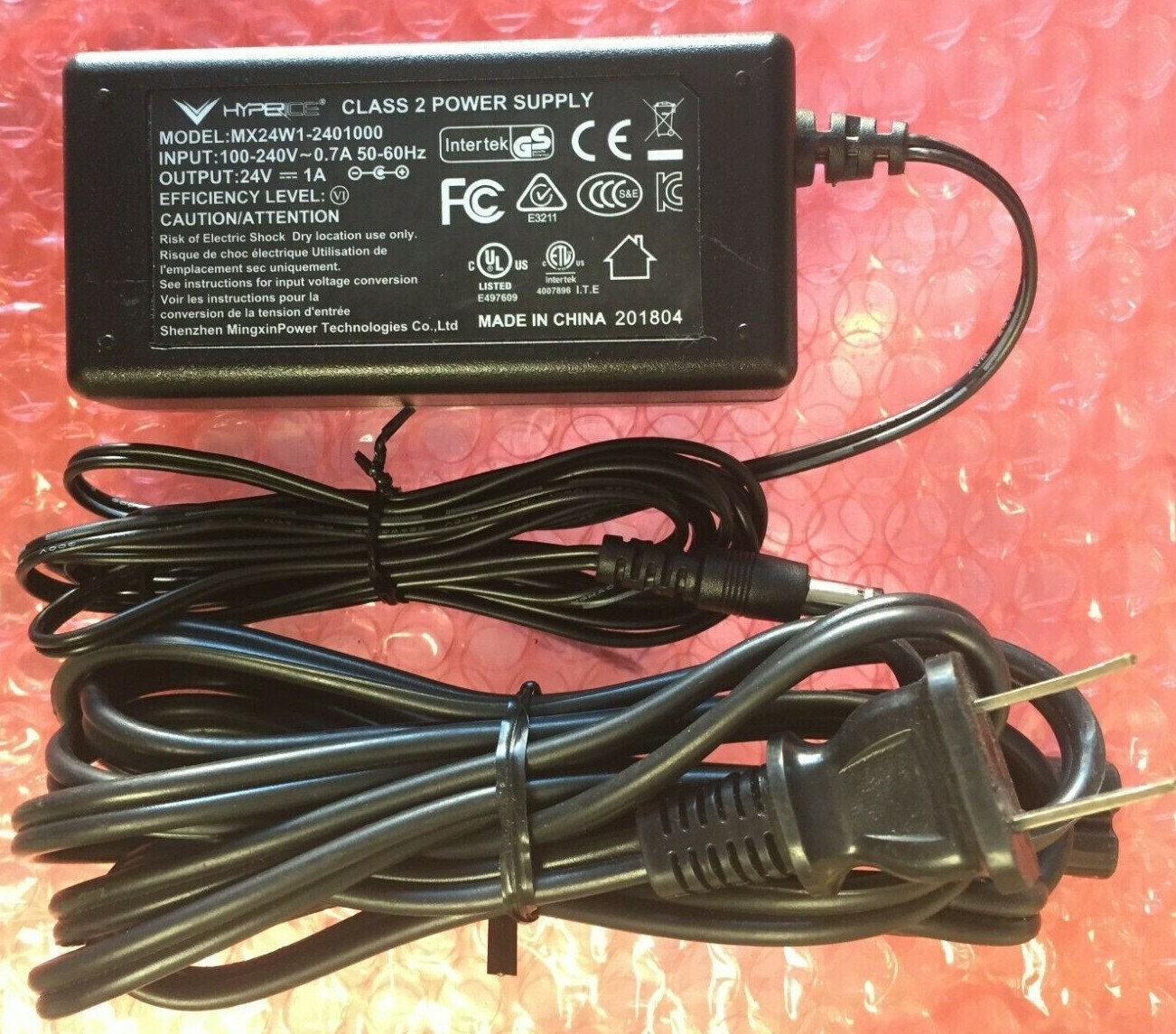 Original Hyperice Hypervolt Adapter-MX24W1-2401000- 30 Days Money Back ...