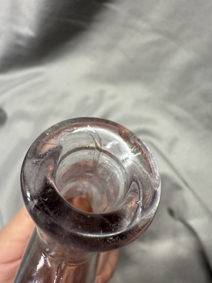 Vintage Pumpkin Seed Whiskey Glass Flask Bottle Antique 6-3/4" | eBay