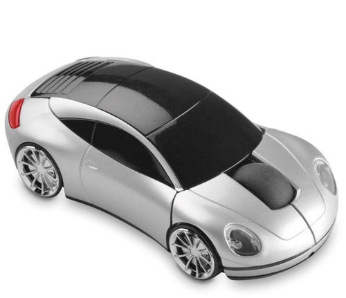 Wireless Mouse Porsche in silber, Auto schnurlos Maus, Computer ...