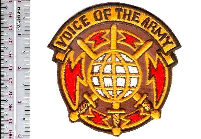 US Army Signal Corps Blazer Crest ''Voice of the Army'' Signal Unit vel ...