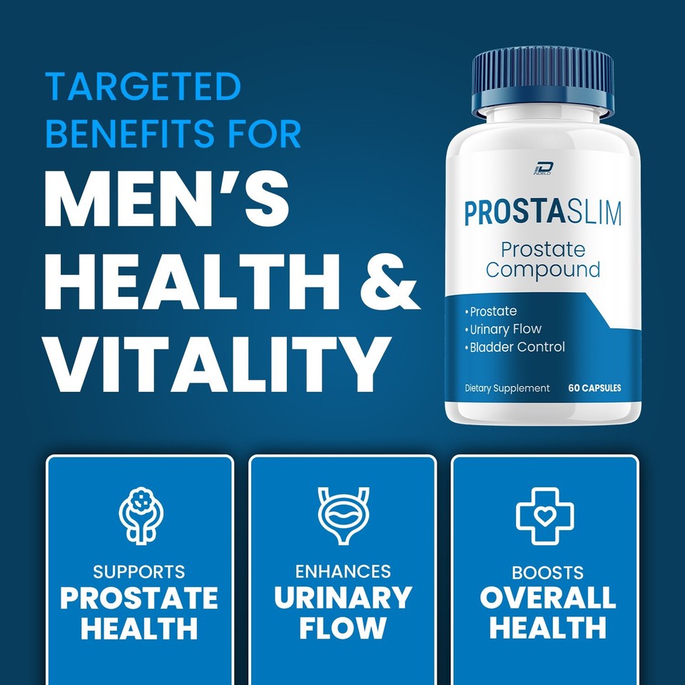 (5 Pack) ProstaSlim Supplement for Men – Prosta Slim Prostate Support ...