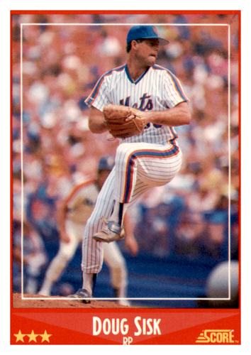 1988 Score #227 Doug Sisk EX/NM Mets ID:66734 | eBay