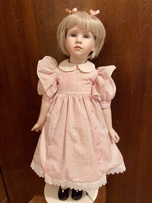 Vintage Large porcelain doll handmade artist Doll 50 cm tall | eBay