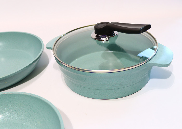 Neware EUROCOOK Jade-coated Ceramic Non-Stick 4-Piece Set,