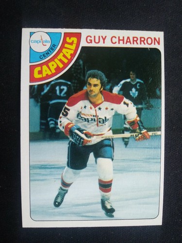 1978-79 Topps Hockey Card # 22 Guy Charron - Washington Capitals (NM ...