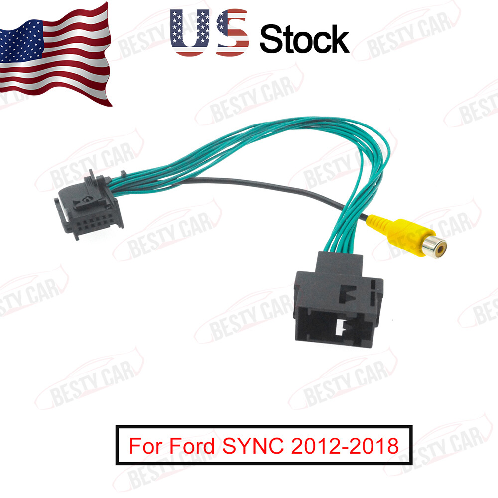 Rear Reverse Back up Camera RCA Video Adapter Cable for Ford SYNC 1 ...