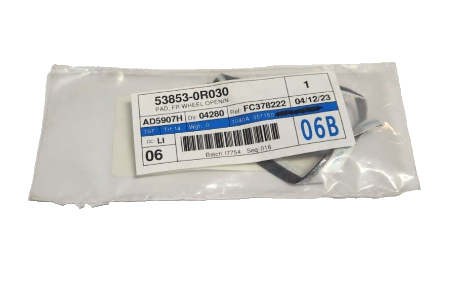 Genuine Toyota Wheel Opening Molding Pad 53853-0R030 | eBay