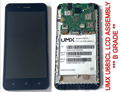UMX U683CL LCD Digitizer + Frame Cell Phone Touch Screen Display Unimax ...