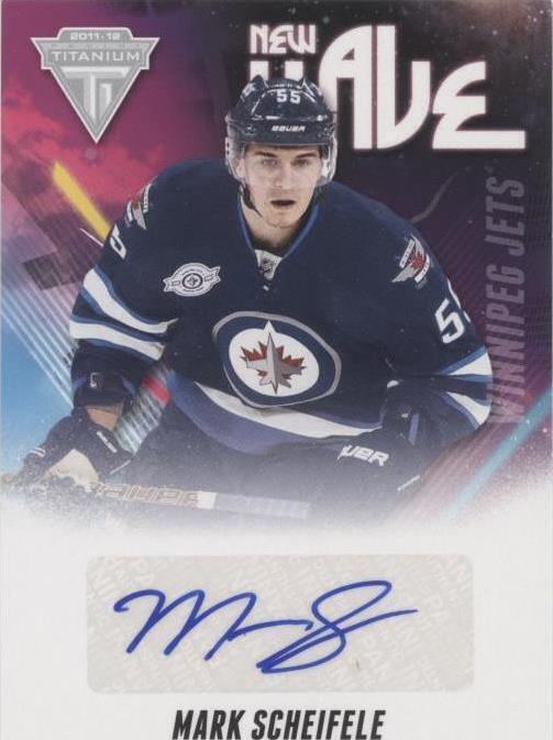 2011-12 Panini Titanium - New Wave Signatures Mark Scheifele #21 (AU ...