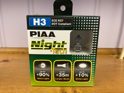NEW PIAA H3 Night Tech High Performance Halogen Bulb, 2-Pack 10703 | eBay