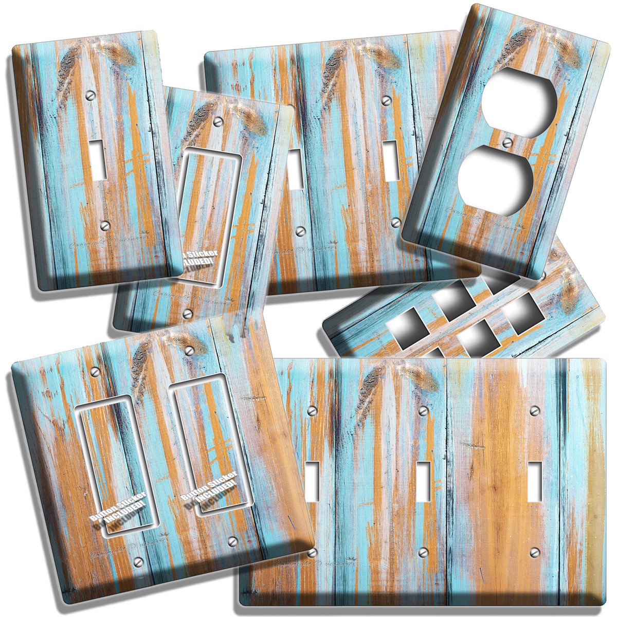 Nautical Switch Plate Covers Starfish Switch Plate Beach Home Decor