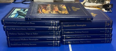 Lot of 10 Hardcover North American Fishing Club Books NAFC Walleye ...