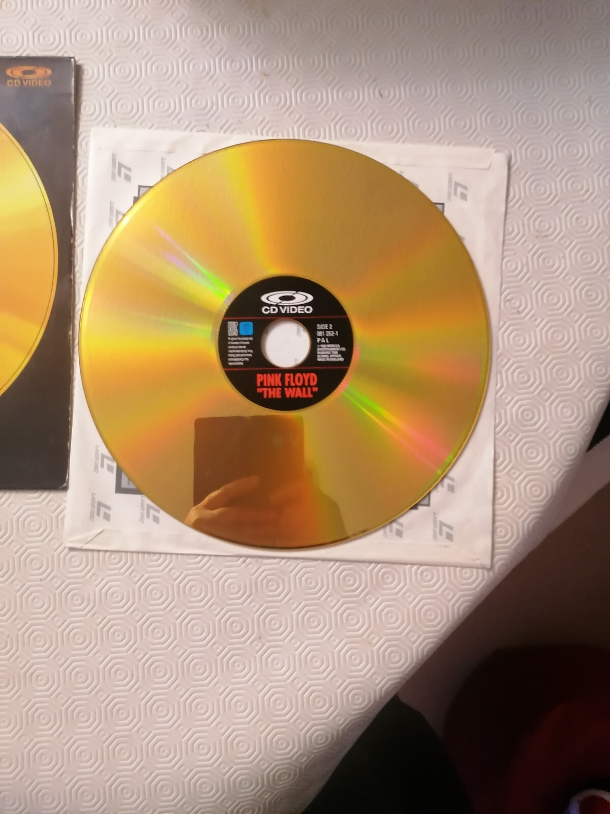 LASER DISC " CD VIDEO " PINK FLOYD " The Wall " 1982 MGM:UA ...