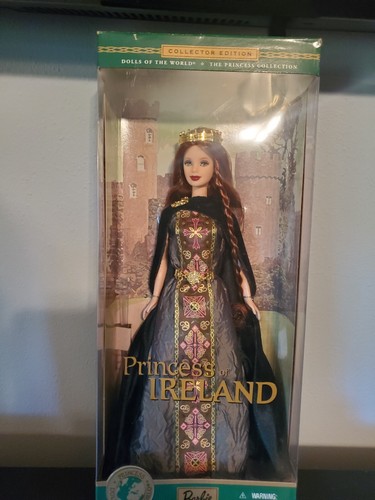 BARBIE PRINCESS OF IRELAND DOLL DOLLS OF THE WORLD MIB NRFB 2001 DMG ...